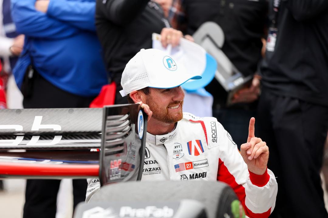 Kyle Kirkwood takes pole at Long Beach as Andretti Global locks out front row